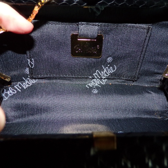 Bob Mackie | Bags | Nwt Bob Mackie Black Evening Clutch Purse Wbag ...